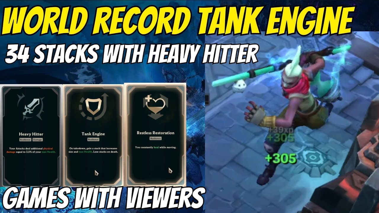 World Record HP Build in ARAM MAYHEM?! 34 Tank Engines Is Actually ...