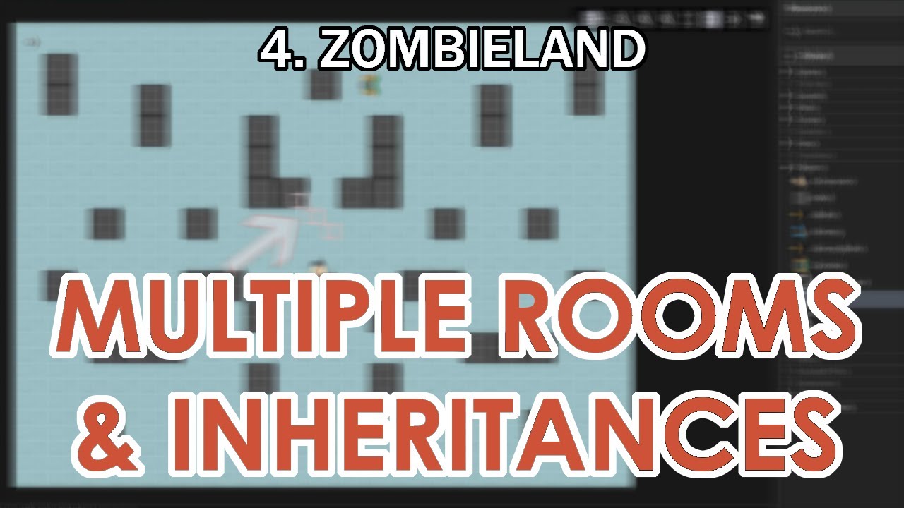4.1 Multiple Rooms & Inheritance - Top Down Shooter (Game Maker ...