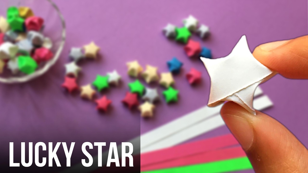 Origami Lucky Star Vouwen Origami Lucky Star Tutorial ⭐ Easy DIY ⭐