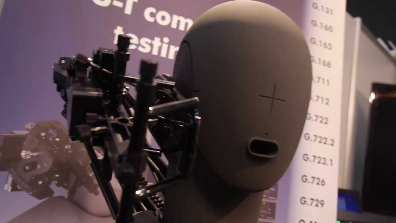 HEAD acoustics artificial head and torso simulator to measure the sound ...