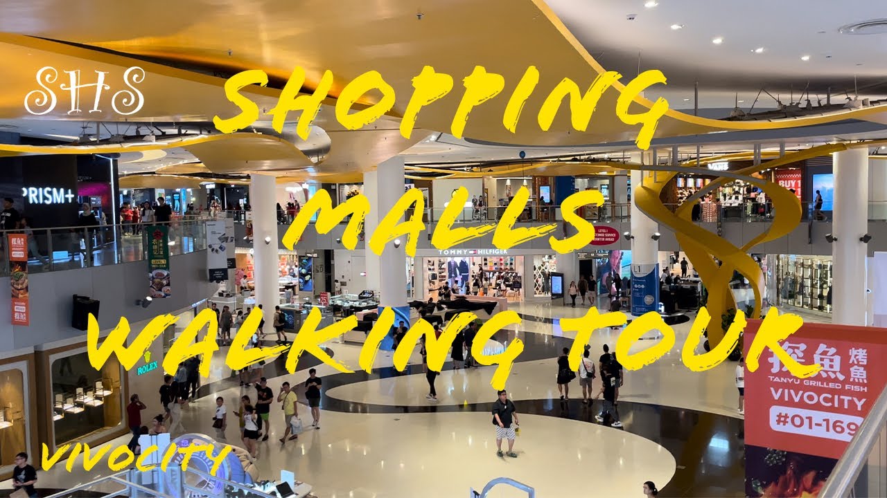 Shopping Malls Walking Tour Through [4k HDR]Video/Singapore Vivocity ...