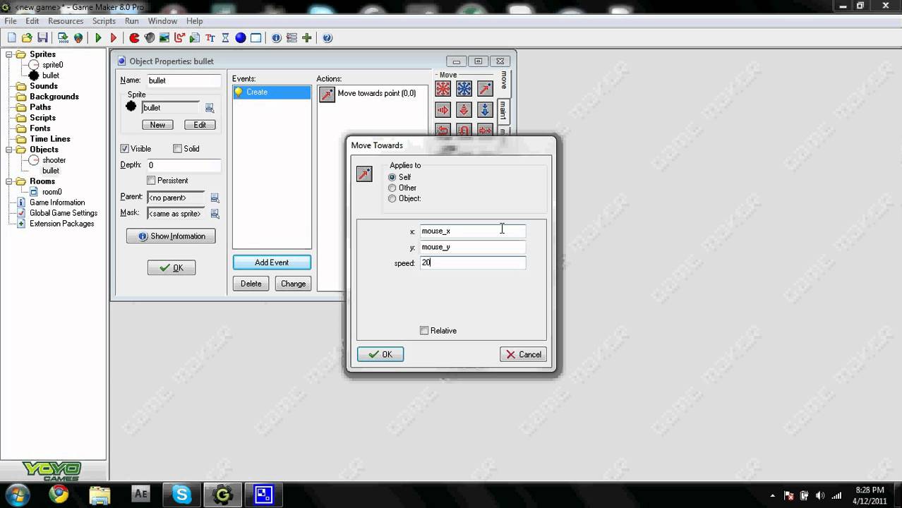 How to make an Overhead Shooter in Game Maker - YouTube