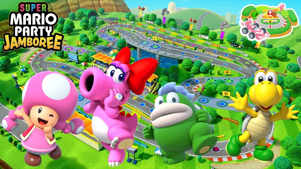 Super Mario Party Jamboree - Toadette vs Birdo vs Spike vs Koopa Troopa ...