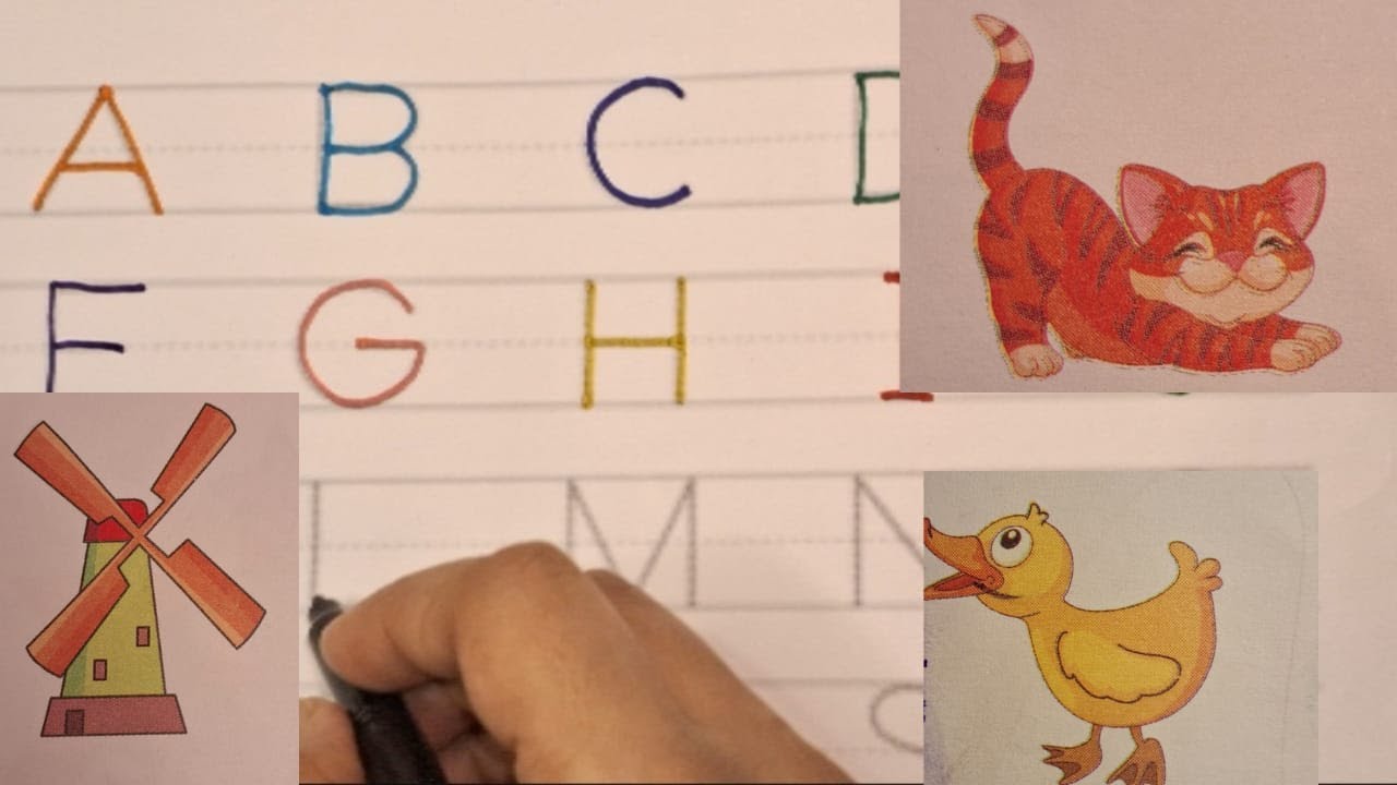 letters and their sounds , learn colors name for kids - YouTube