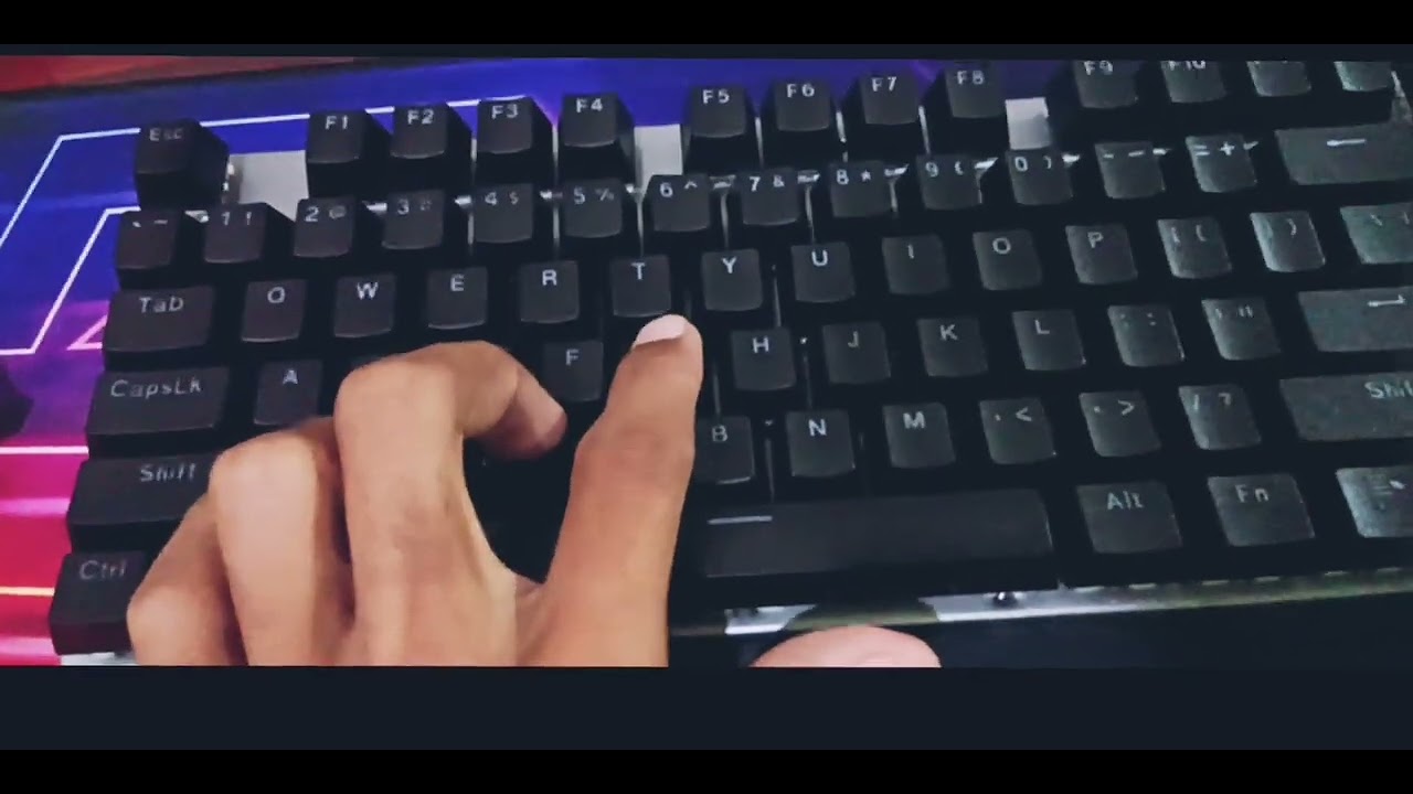 AOC Mechanical keyboard. GK 410(red switch) - YouTube