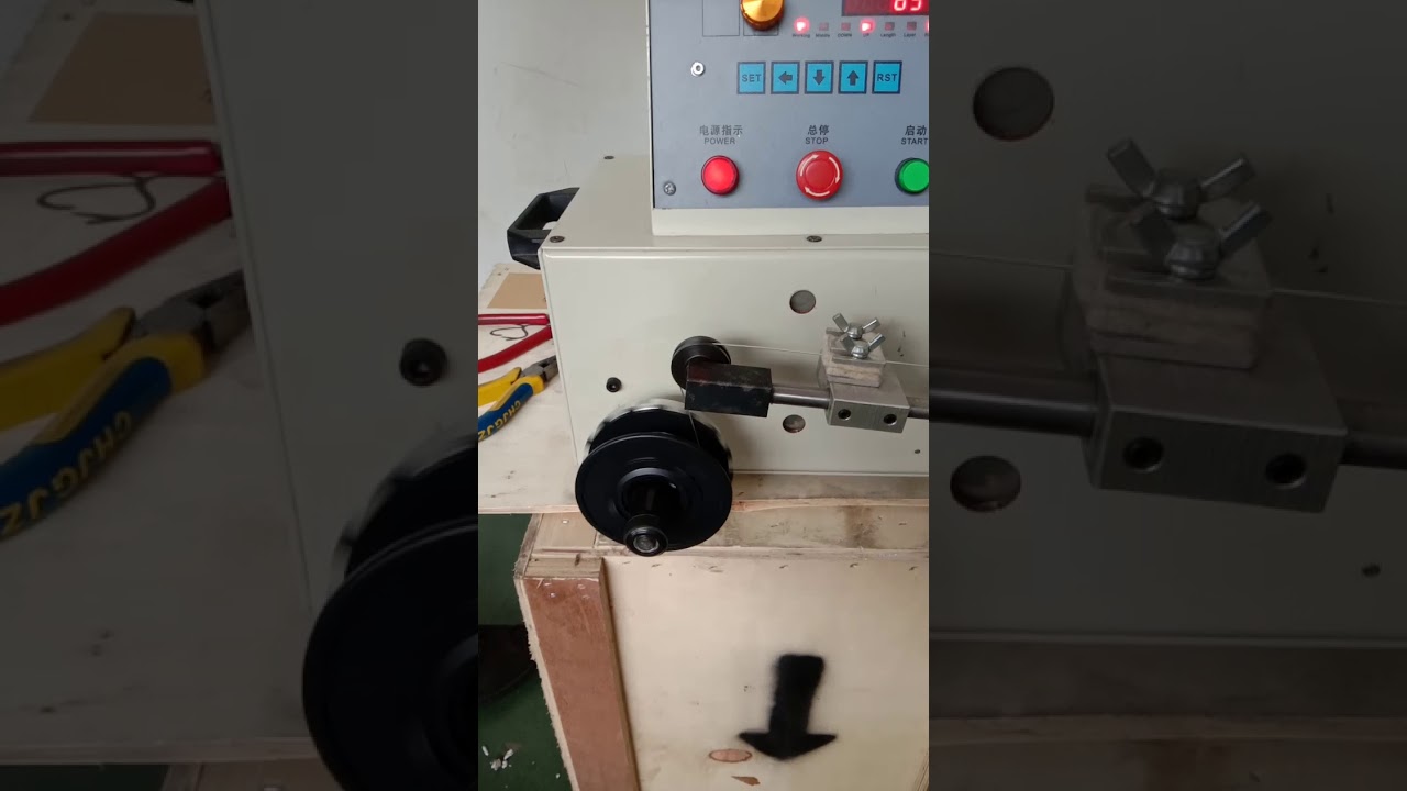 Automatic Wire Winding Machine for Rebar Tying Tool Tier Wire Coil - YouTube