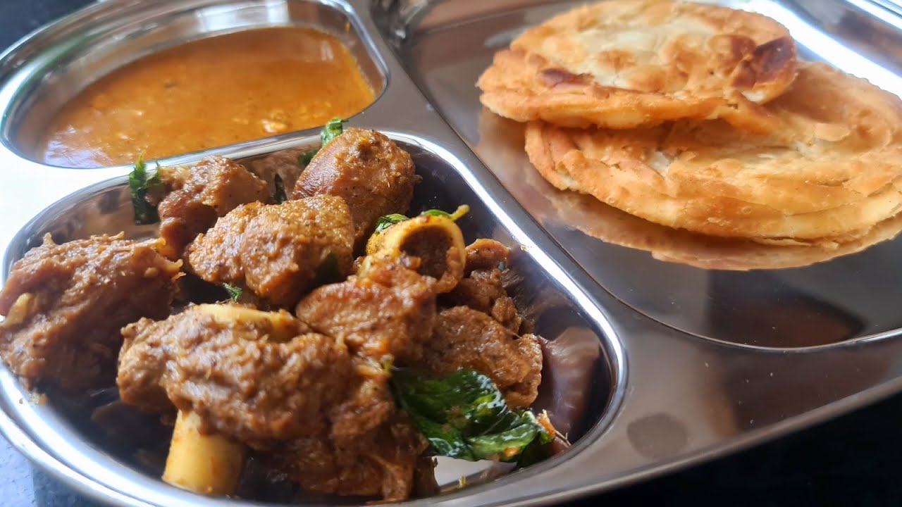 VIKRAM VEDHA PAROTTA SCENE | MUTTON KULAMBU ,MUTTON VARUVAL RECIPE N ...