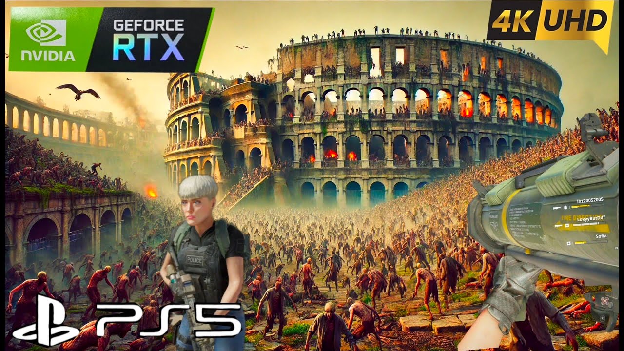 ROME ZOMBIE ATTACK - (PC) WORLD WAR Z (4K 60FPS HDR) World War Z - YouTube