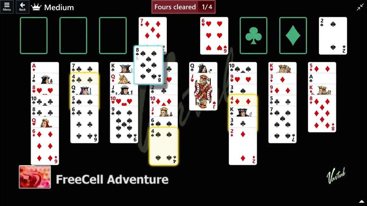 FreeCell Adventure Game #10 | November 8, 2022 Event - YouTube