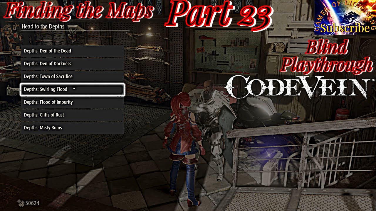Code Vein Part 23 - Gathering the Maps to the Depths - YouTube