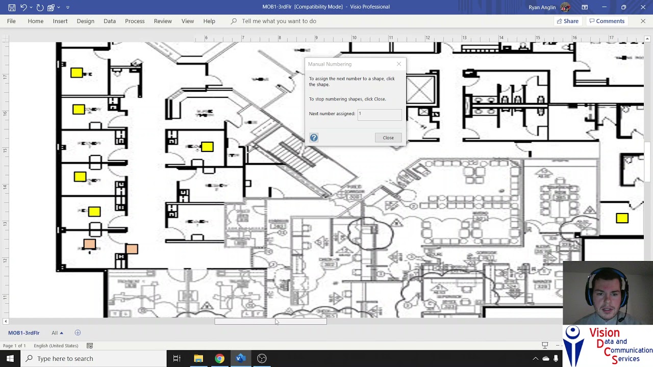(#4) Numbering Boxes in Visio - YouTube