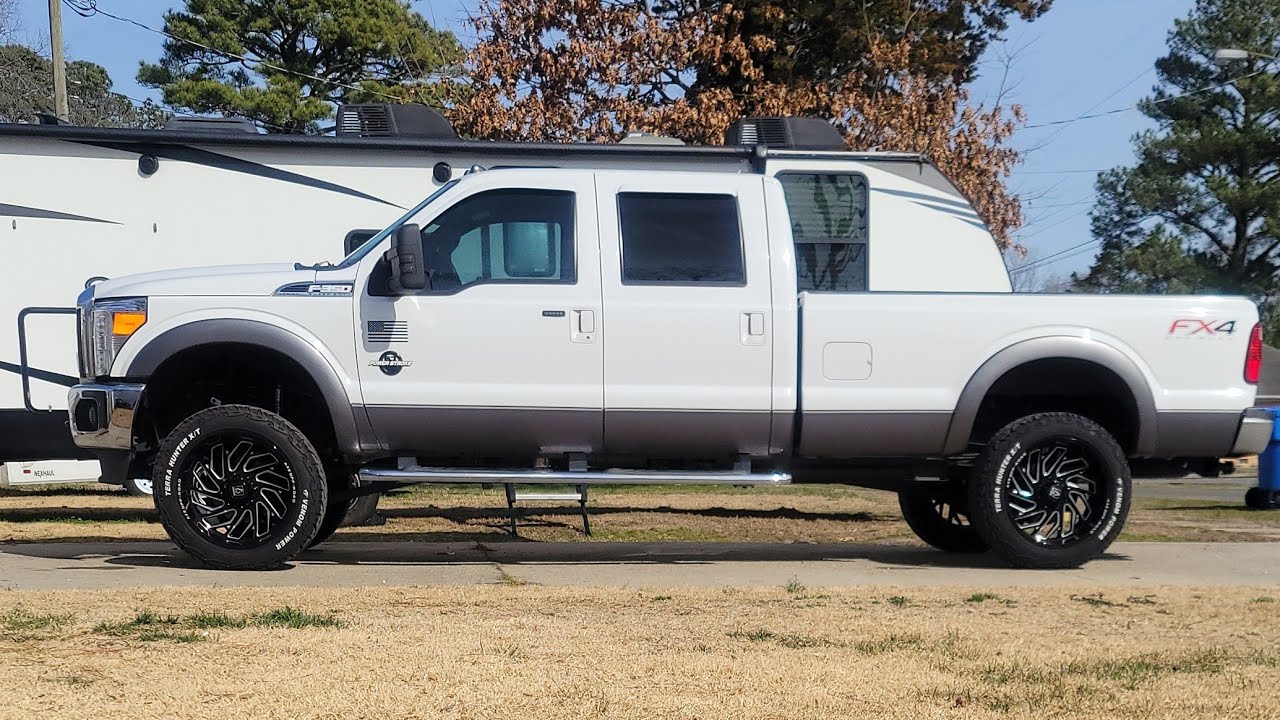 Zone Offroad 4 inch Radius Arm Lift Kit Ford F350 F250 2011 2012 2013 ...