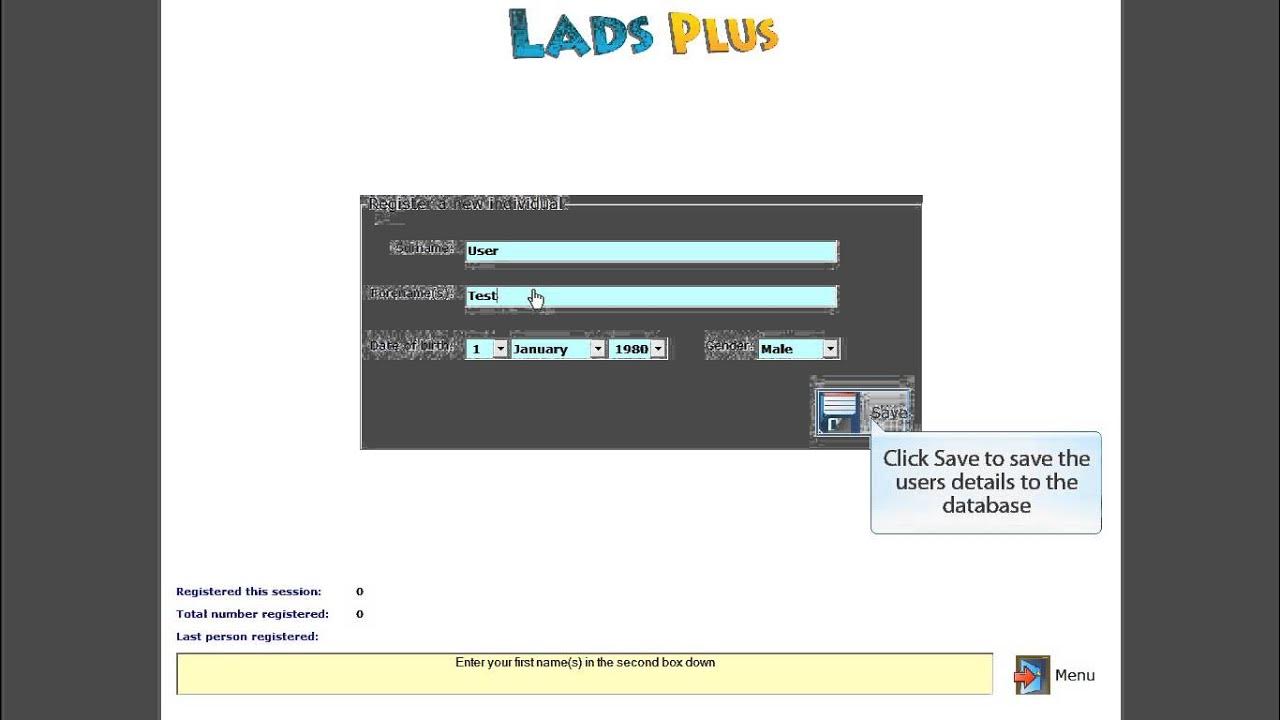 LADS Plus Install and Student Register - YouTube