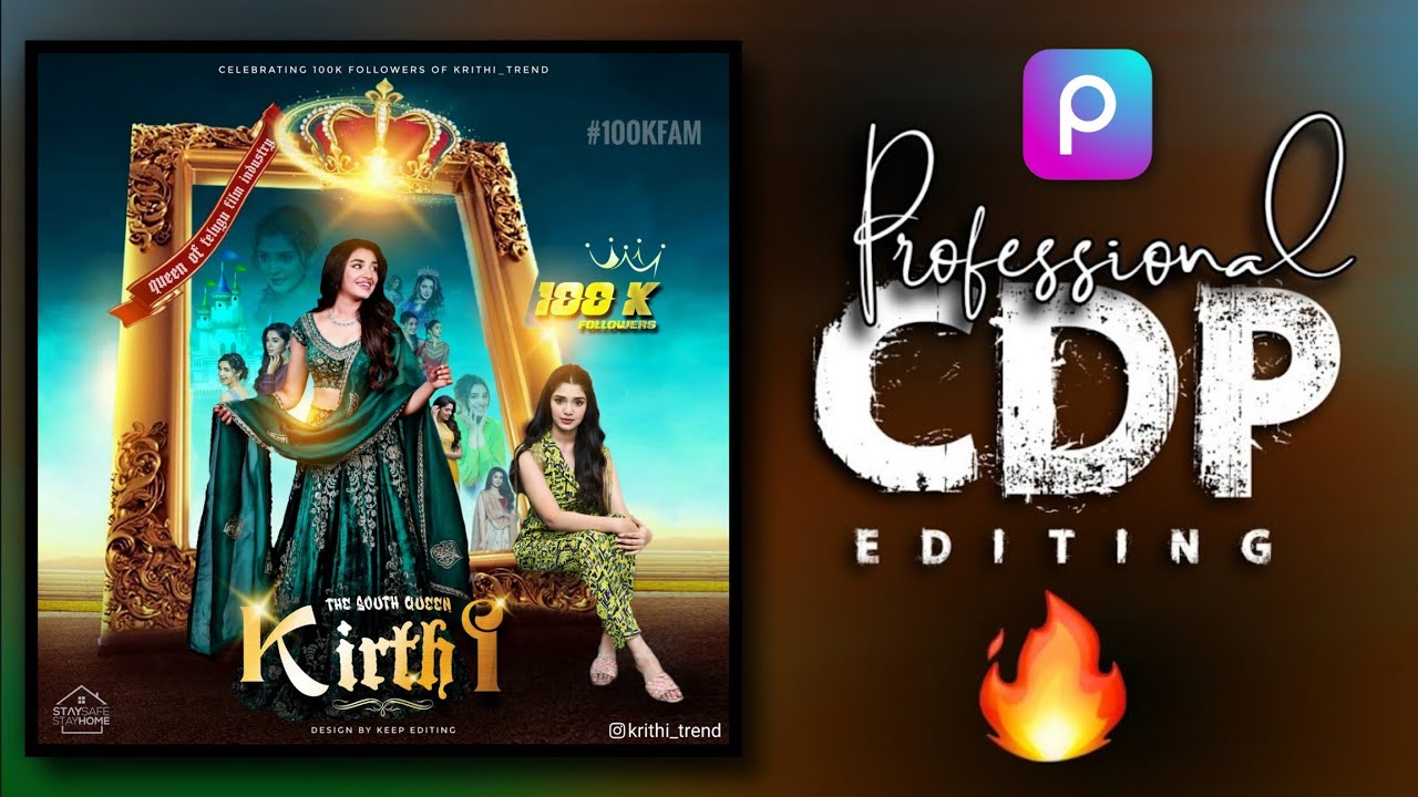 Edit Posters like a pro using picsart in mobile | Cdp editing in ...