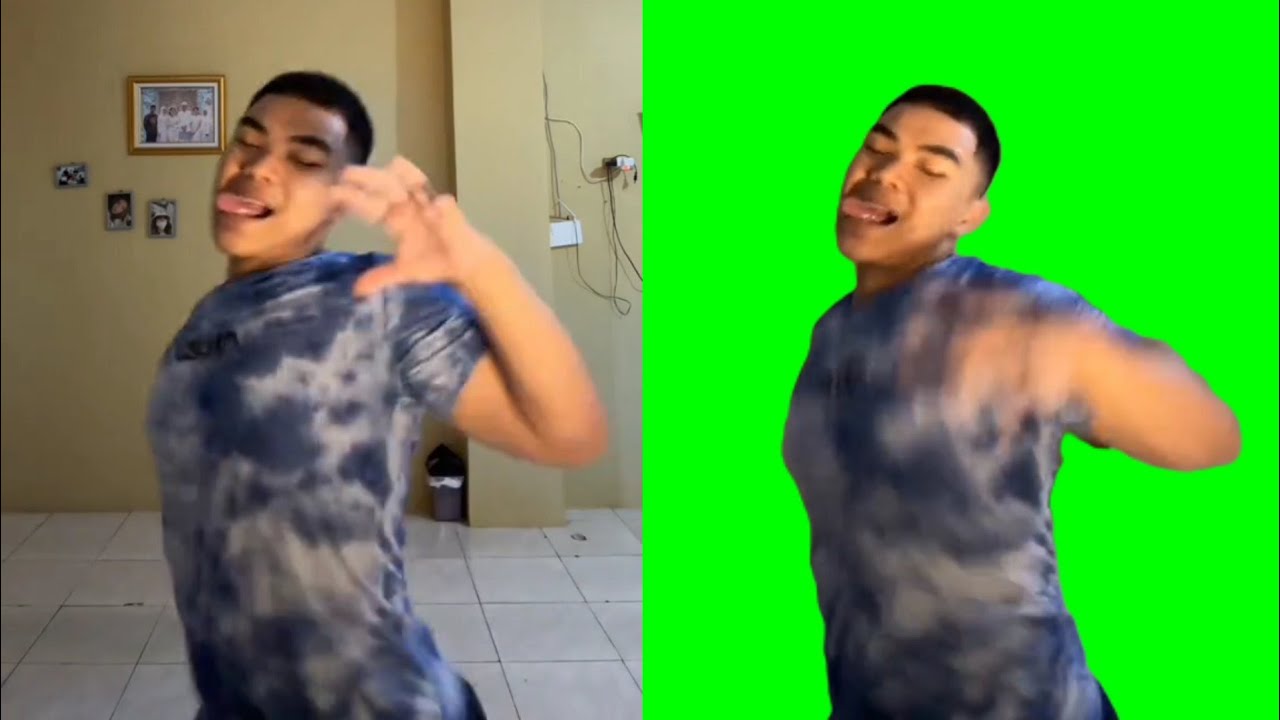 Bagas Dribble Green Scene Mentahan / Template - YouTube