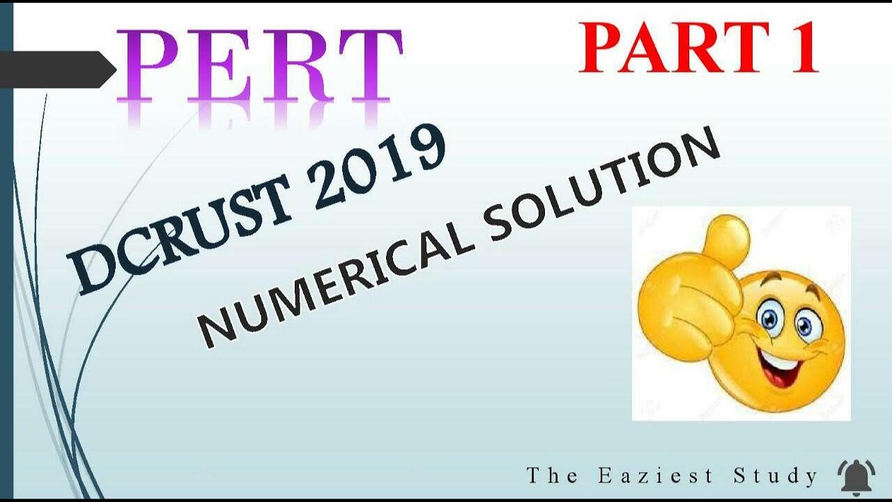 DCRUST 2019 PPM PERT PART-1 QUESTION PAPER NUMERICAL /DCRUST SYLLABUS ...