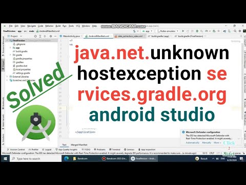 java.net.unknownhostexception services.gradle.org android studio - YouTube