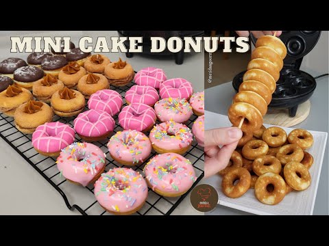 Manual do MINI DONUTS | Como fazer a massa perfeita, decoração colorida e donut recheado!