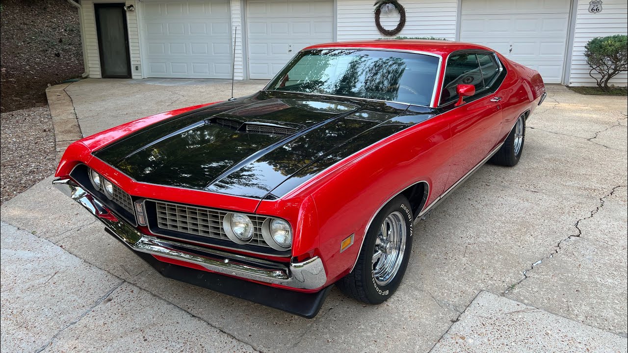 Mostly Original 1971 Ford Torino GT Fastback walk around. - YouTube