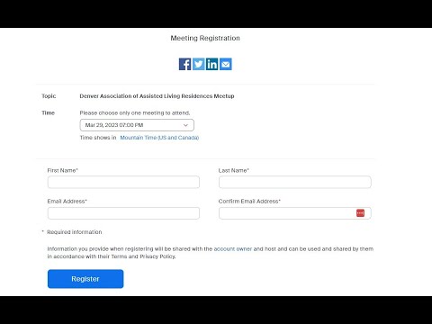 How to register for a Denver ALR Zoom event - YouTube