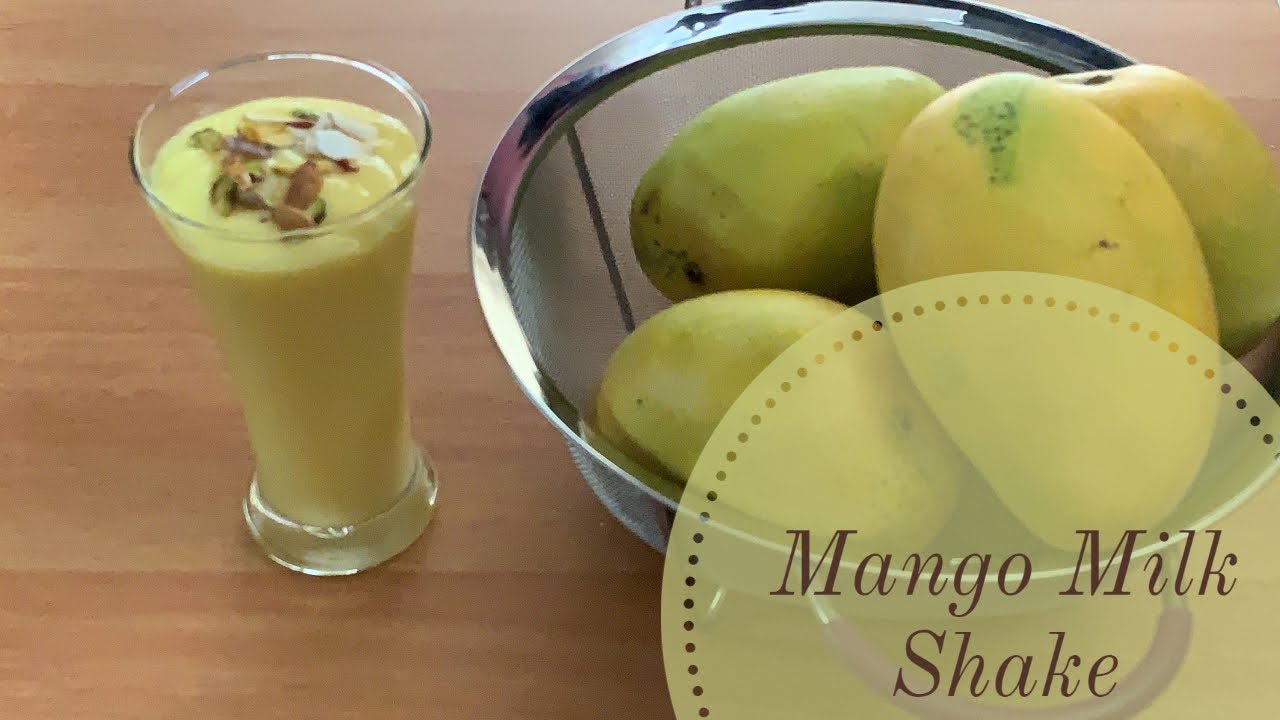 Mango Milk Shake Mango Juice Using A Hand Blender Mango Milkshake mango-milk-shake-mango-juice-using-a-hand-blender-mango-milkshake