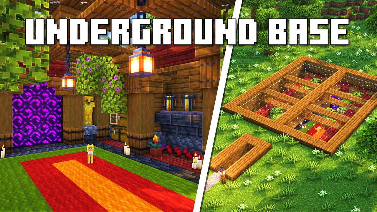 How to build an Underground Base - YouTube