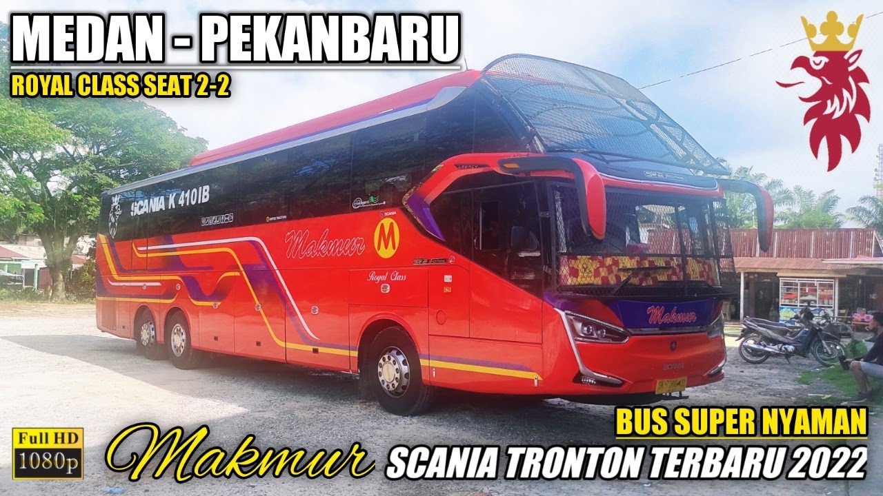 SUPER NYAMAN Naik Bus Premium Tronton MAKMUR Terbaru 2022.Medan ...