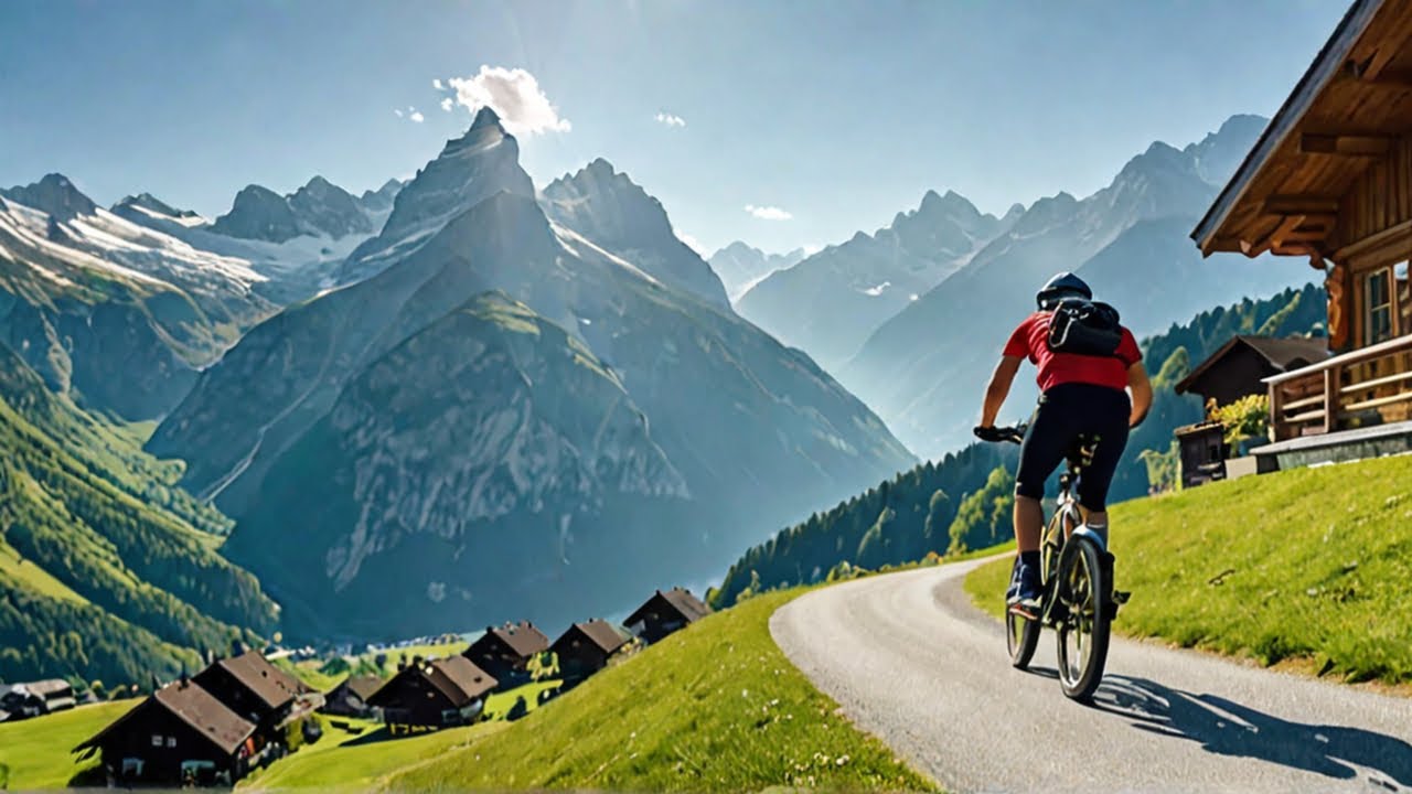TROTTI BIKE in Grindelwald Switzerland in INCREDIBLE (2024) - YouTube