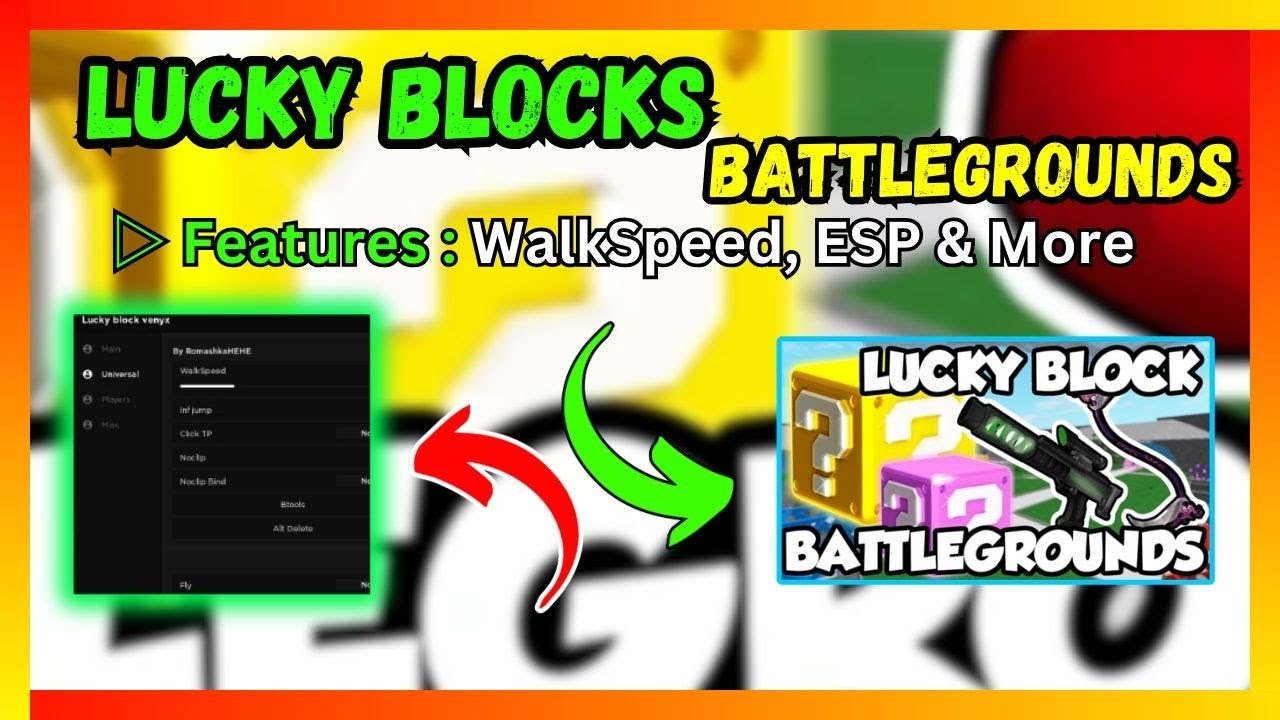 LUCKY BLOCKS BATTLEGROUNDS SCRIPT - Free Download and Copy - YouTube