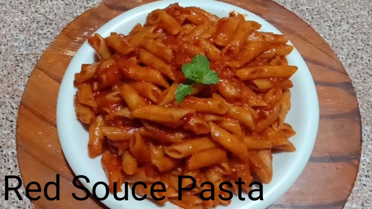 Spicy red sauce pasta recipe -Restaurant style spicy red sauce pasta ...