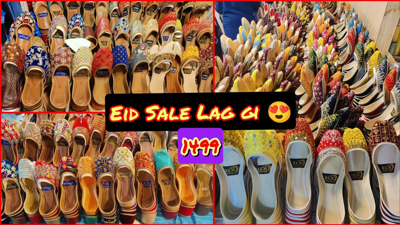 Fancy khussa Eid Collection Biggest Sale 💞 Liberty Market Shopping Vlog ...