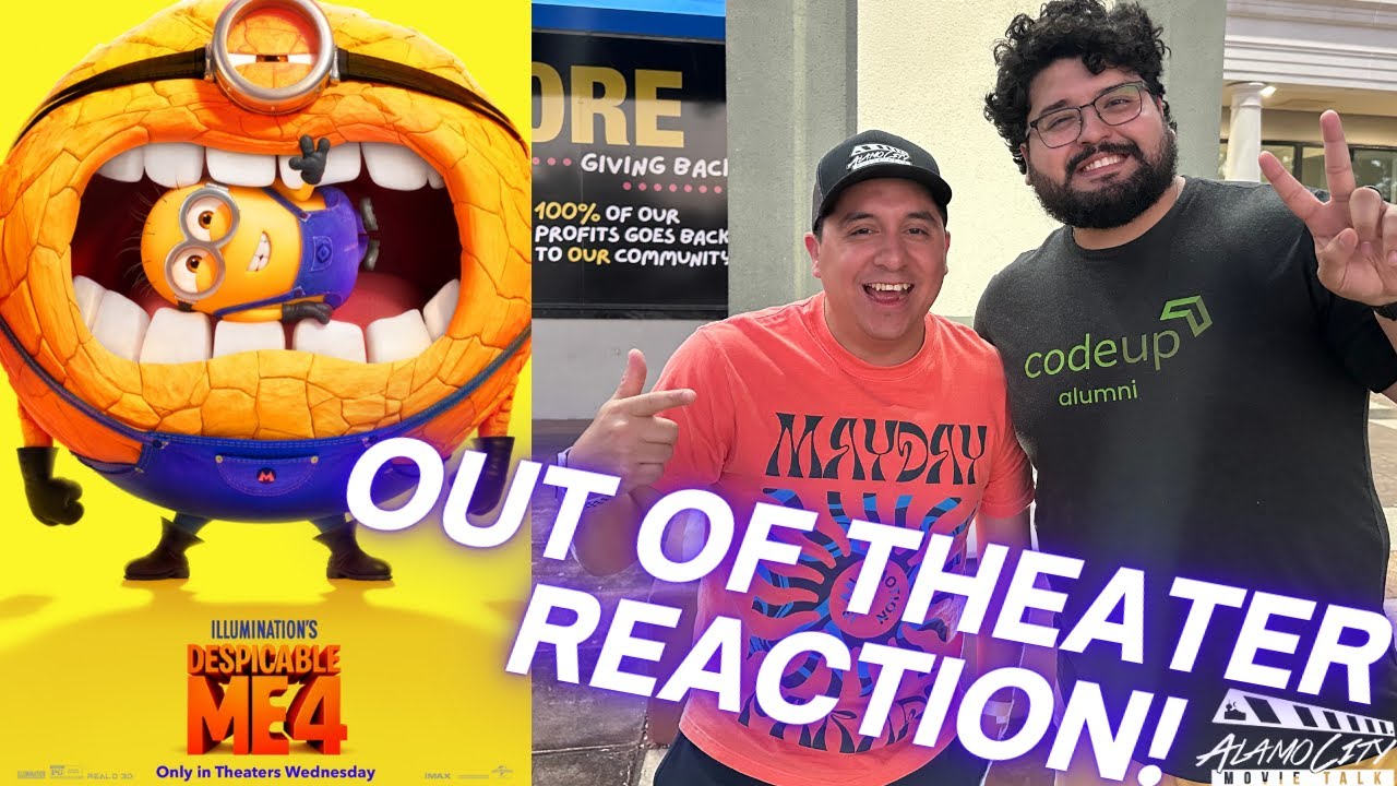 Despicable Me 4 OUT OF THEATER REACTION: TOO FUNNY! - YouTube