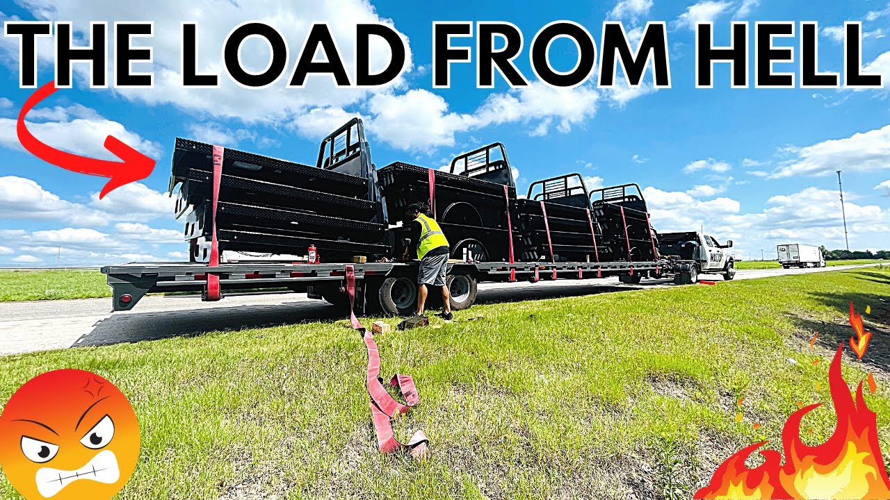The Worst Load | Almost Lost This Load | Trailer Broke Down & Lost ...