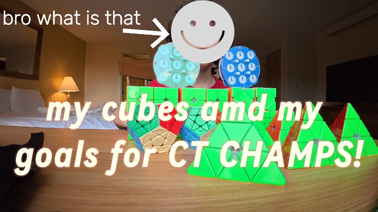 all the cubes i am bringing to CT CHAMPS! - YouTube