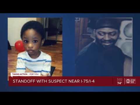 High-speed chase with AMBER Alert suspect leads to standoff on I-4 exit ramp