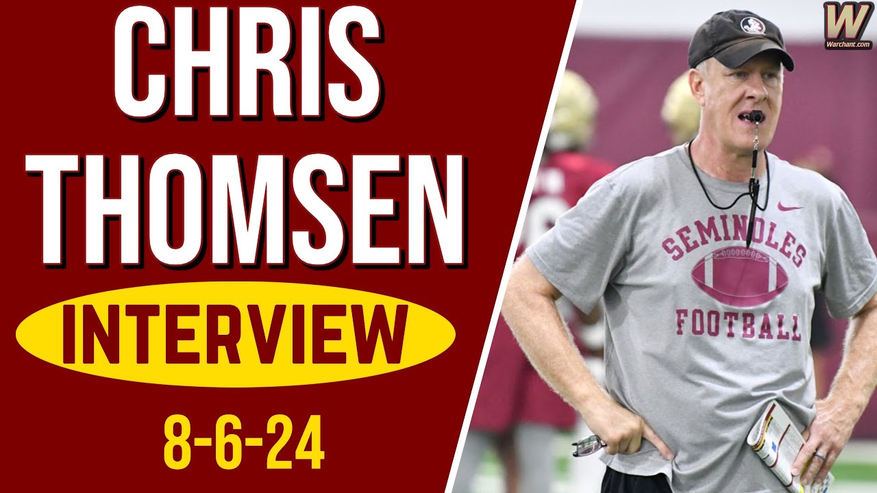 FSU TEs Coach Chris Thomsen on Kyle Morlock, FSU Tight Ends | FSU ...