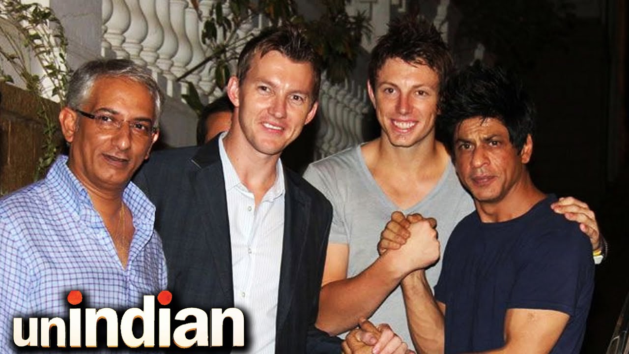 Brett Lee With Shahrukh Khan