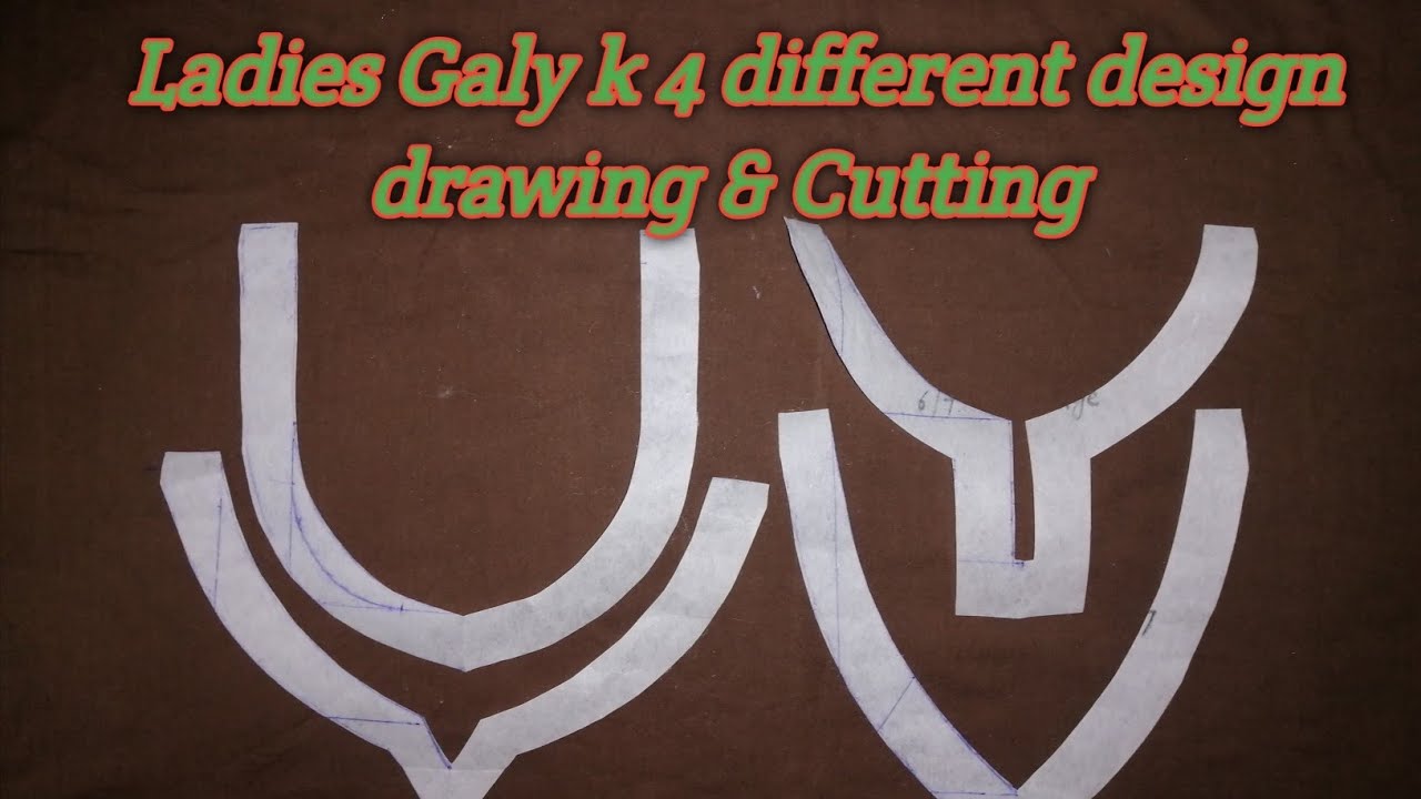 Girls Kurti neck designs Drawing & Cutting | ND- 39 | @ssscentre - YouTube
