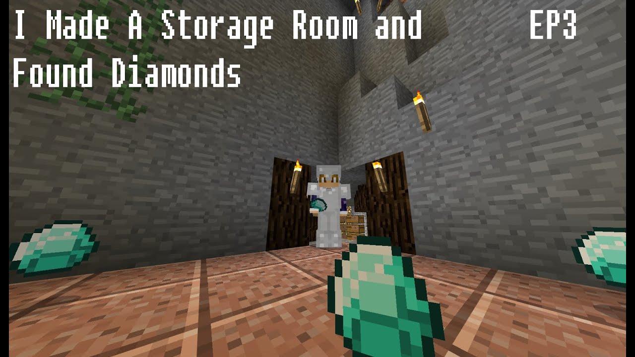 I Made A Storage Room and Found Diamonds - YouTube