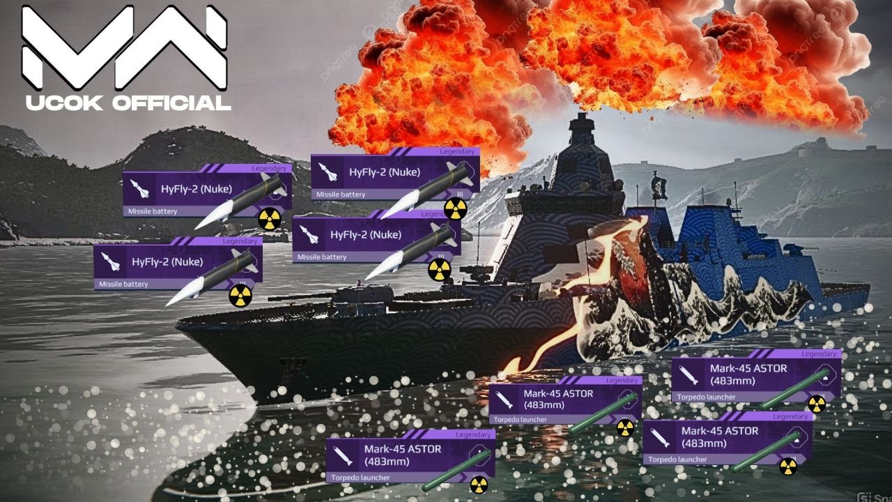 TF-2000 - With Hyfly Nuke 🔥 And Mark-45 Astor 💦 | Modern Warships - YouTube