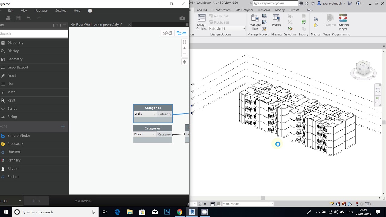Automated Wall Floor Join Geometry - YouTube