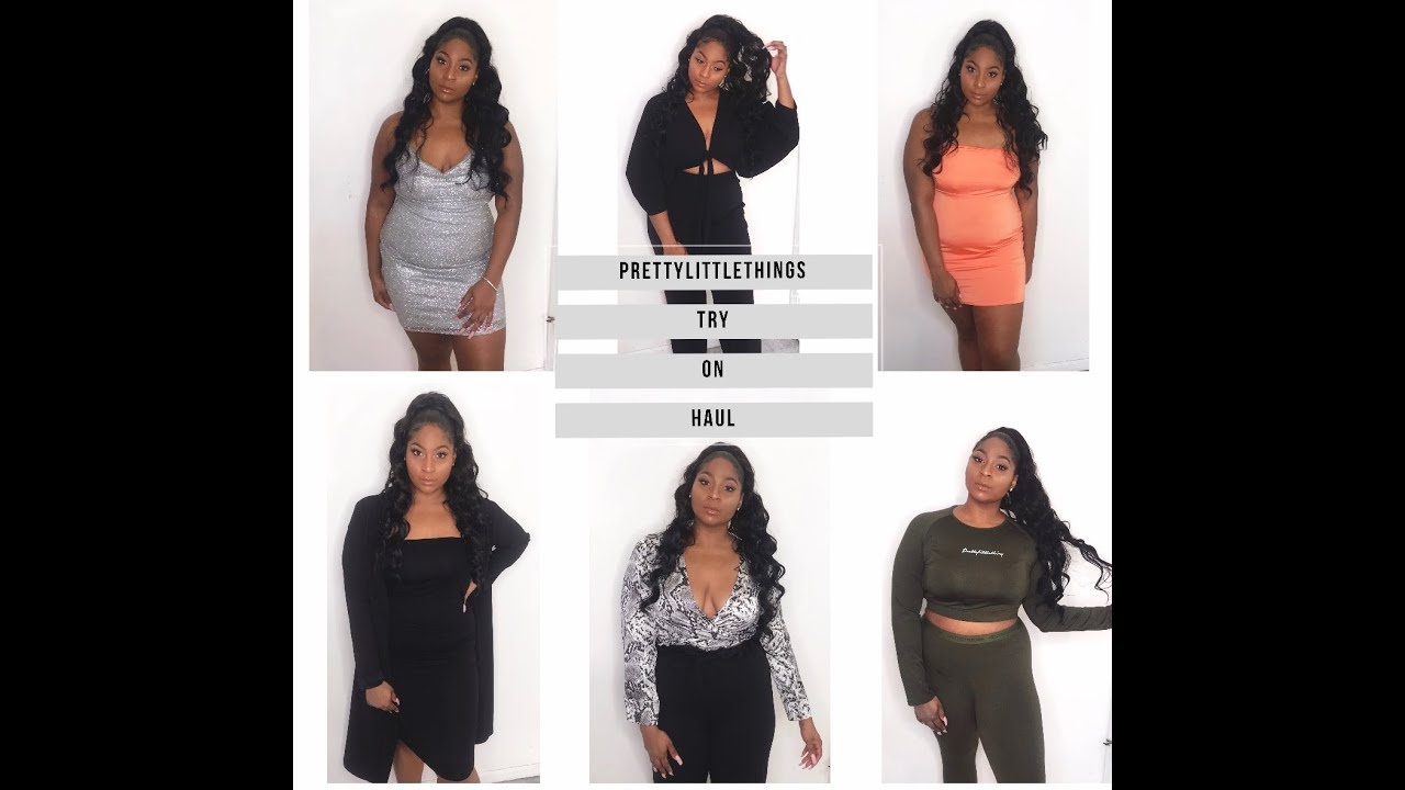 PLUS SIZE PRETTY LITTLE THINGS TRY ON HAUL - YouTube