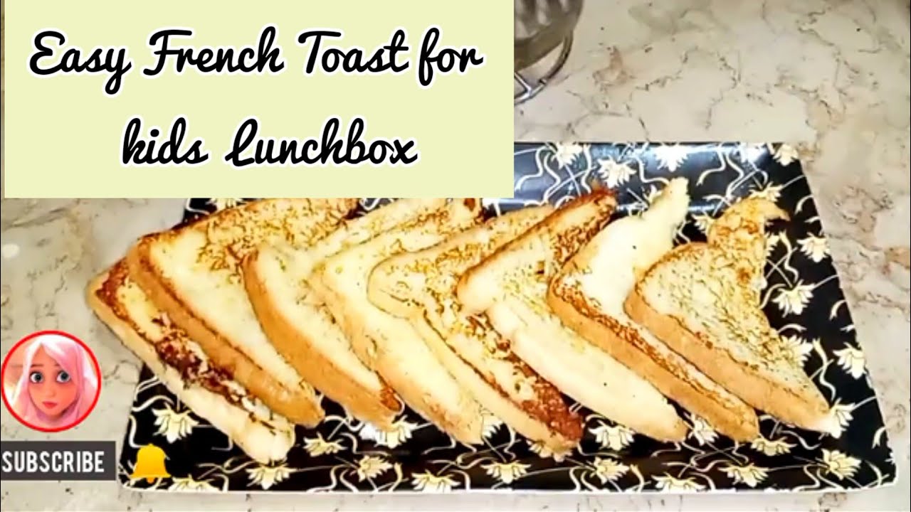 French toast ready in 2 minutes | kids Lunchbox recipe - YouTube
