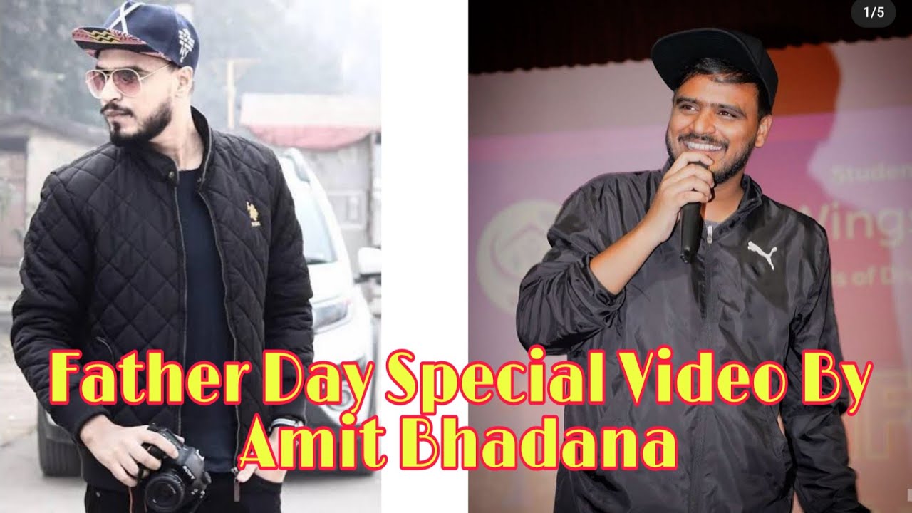 FATHER DAY Special Video By Amit Bhadana | Poem| Viral Video - YouTube
