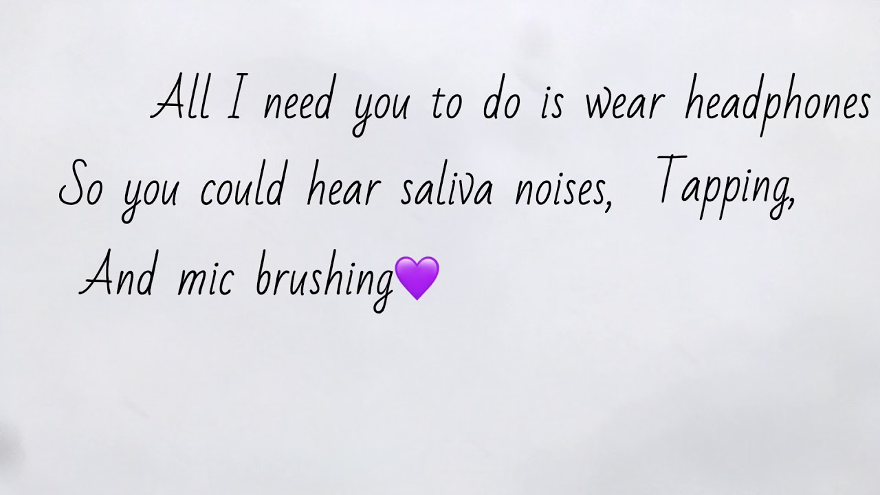 ASMR mic brushing,Saliva sounds,light tapping |no talking - YouTube