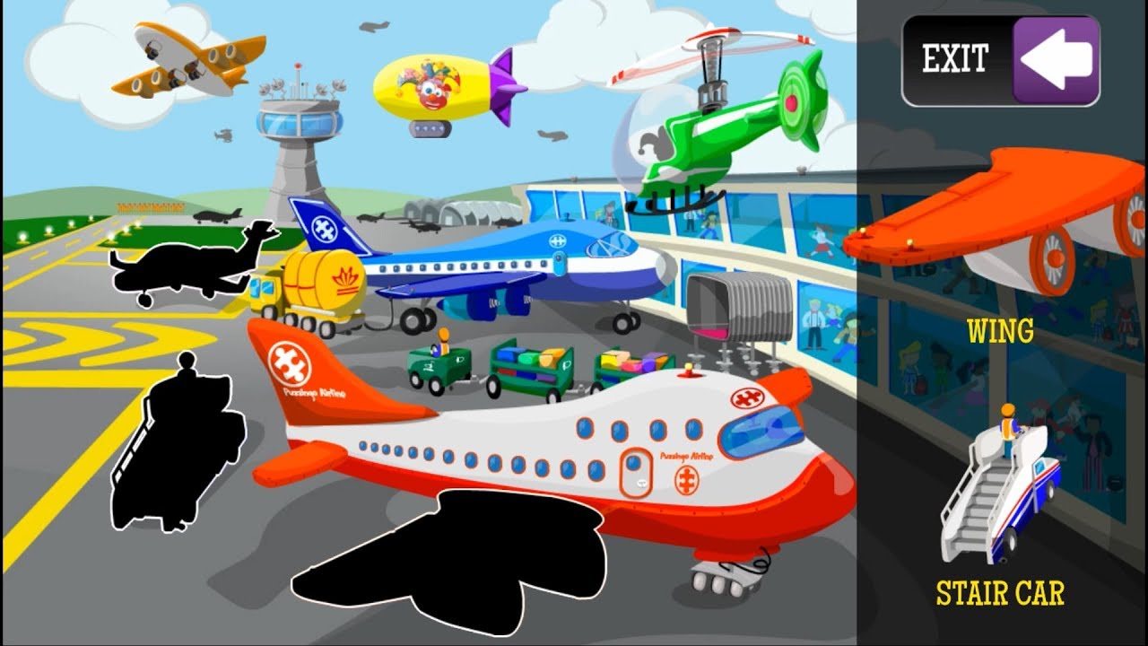 PUZZINGO Toddler Kids Puzzles - AIRPLANES - YouTube