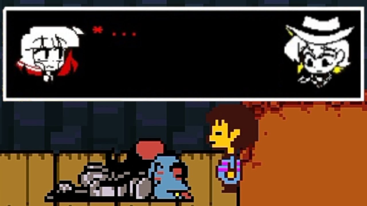 UNDERTALE RED & YELLOW 2.0 - Pouring all the water in front of Undyne ...