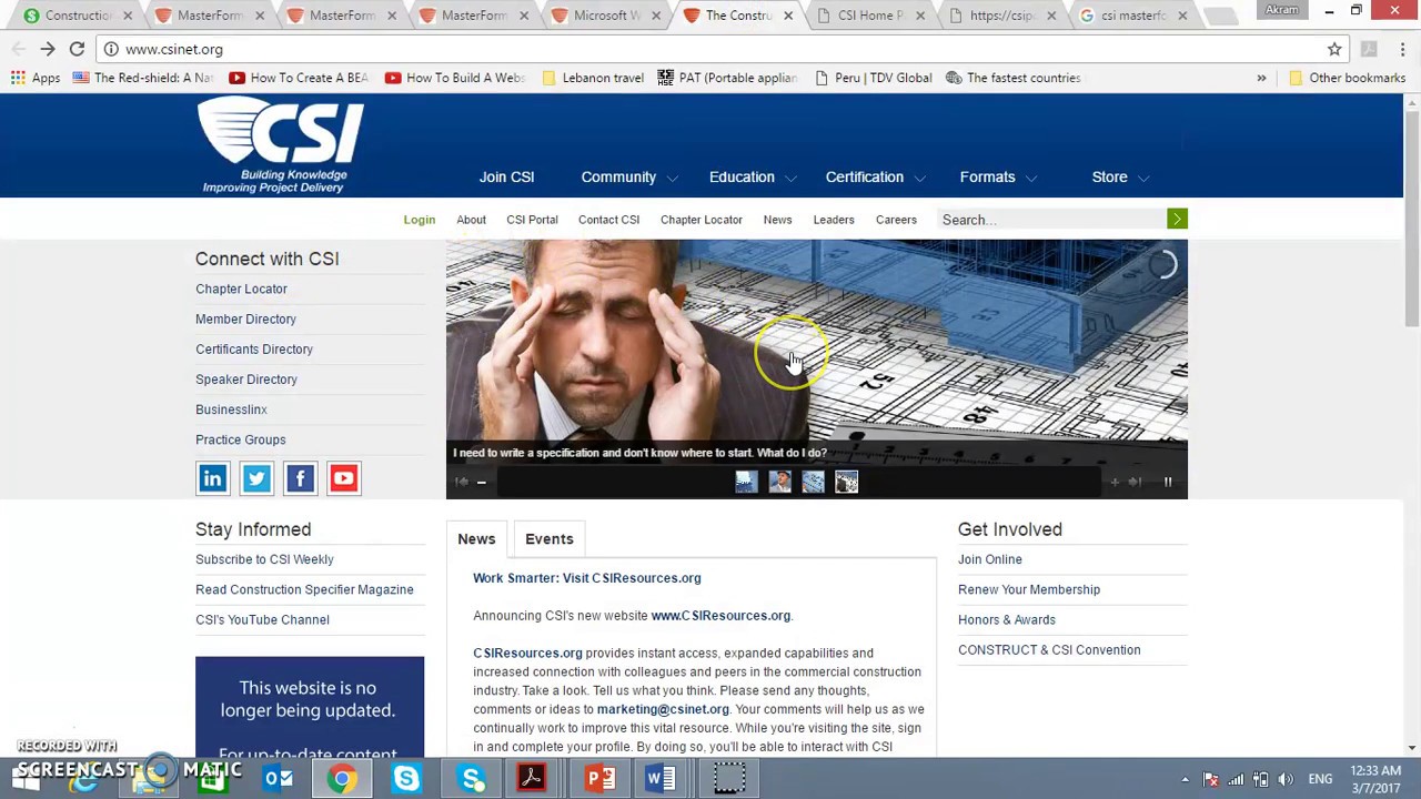 Construction Project Specification CSI MasterFormat Specification Construction Project Specification CSI MasterFormat Specification