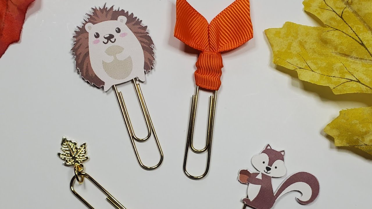 DIY Planner Clips & FREE Printables - YouTube