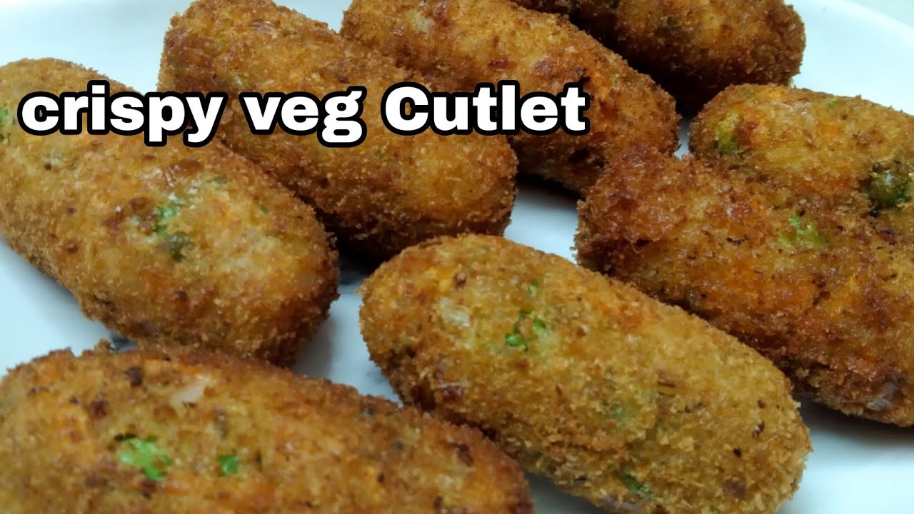 Crispy veg Cutlets// veg Cutlets recipe// How to make veg Cutlets - YouTube